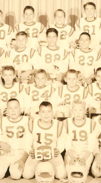 St. Norbert Grade School 1963 Football Team Photo
